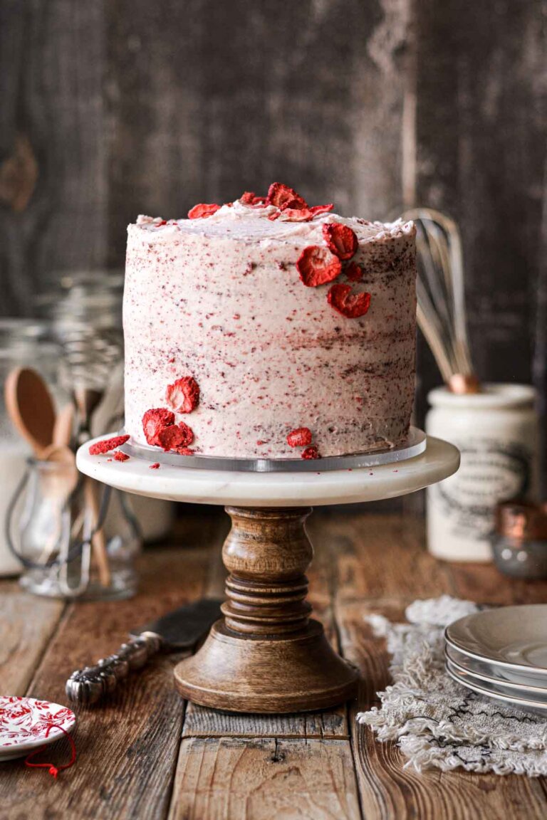 High Altitude Red Velvet Cake - Curly Girl Kitchen