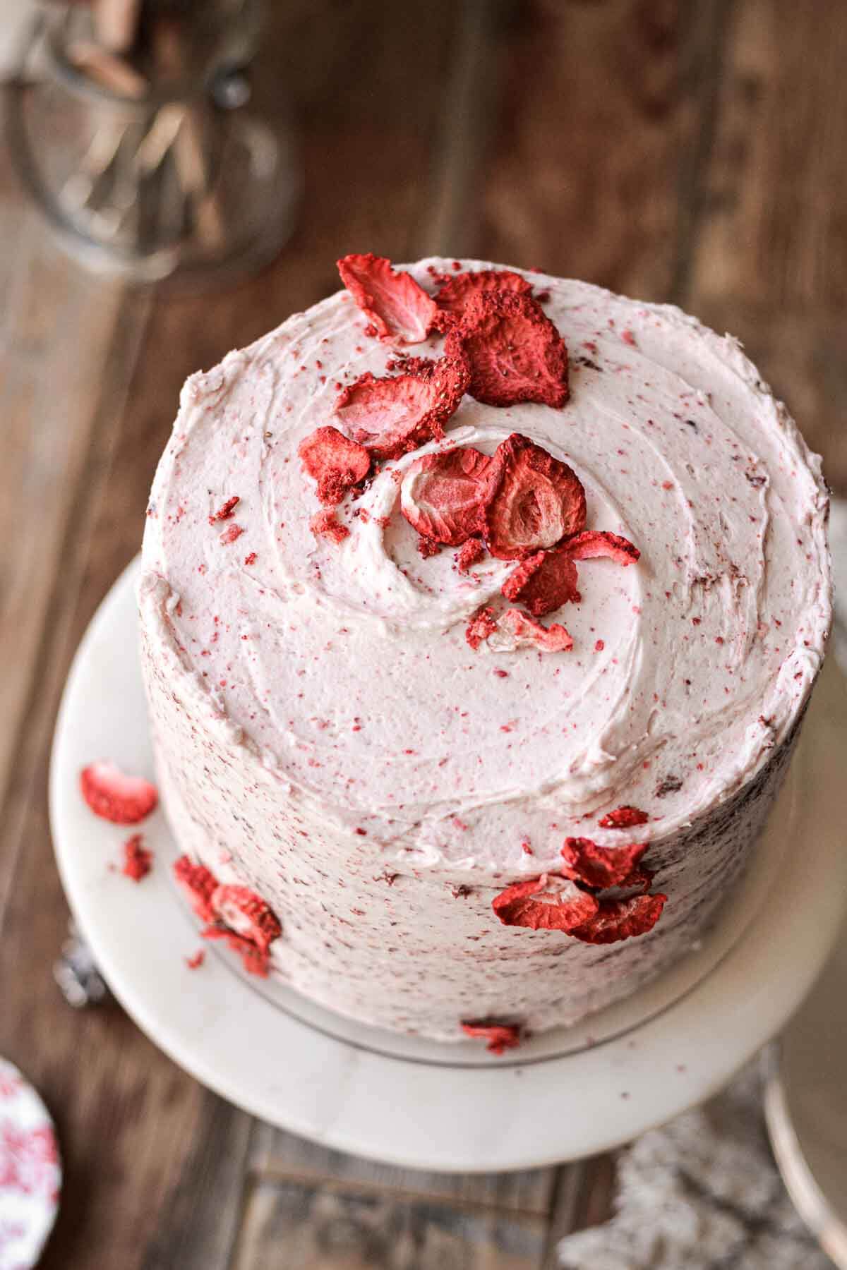 High Altitude Red Velvet Cake - Curly Girl Kitchen