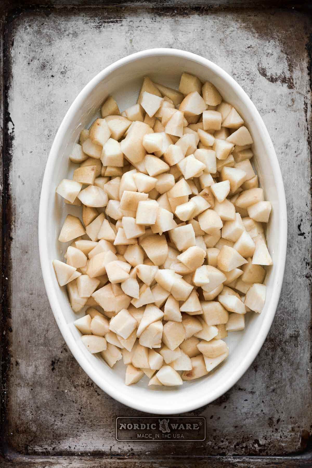 Easy Pear Crumble - Curly Girl Kitchen