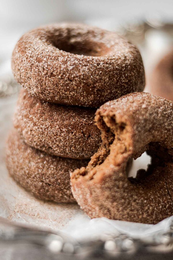 High Altitude Baked Pumpkin Spice Doughnuts - Curly Girl Kitchen