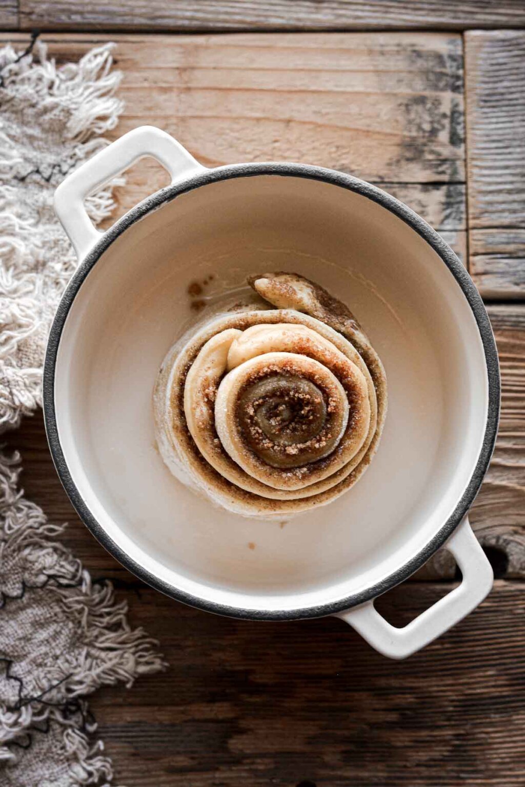 High Altitude Single Serving Cinnamon Roll - Curly Girl Kitchen