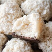 High Altitude Chocolate Dipped Coconut Macaroons (GF) - Curly Girl Kitchen