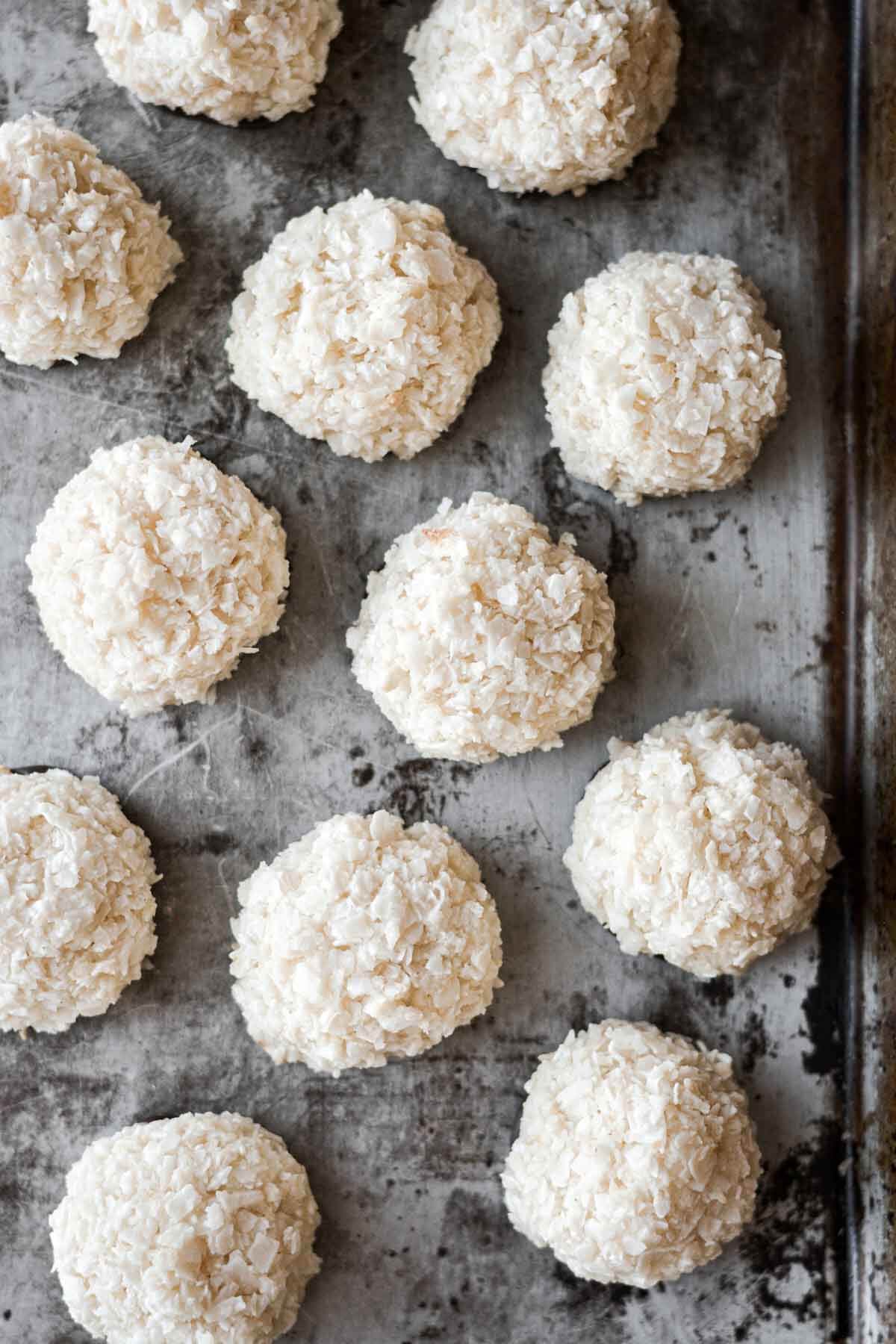 High Altitude Chocolate Dipped Coconut Macaroons (GF) - Curly Girl Kitchen