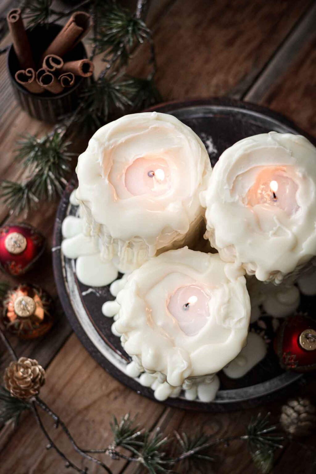 Melting Candles Cakes - Curly Girl Kitchen