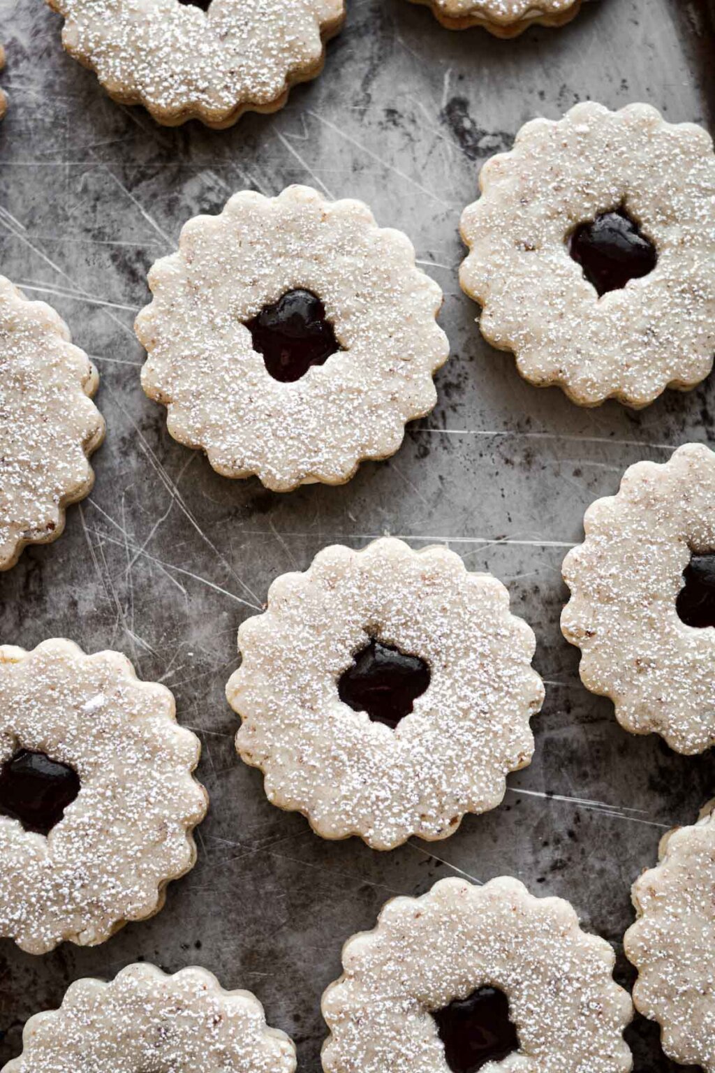 Raspberry Almond Linzer Cookies - Curly Girl Kitchen
