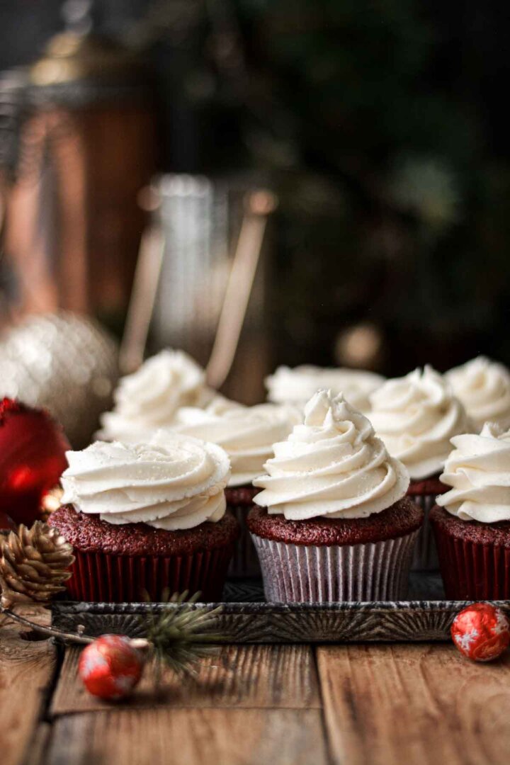 High Altitude Red Velvet Cupcakes - Curly Girl Kitchen