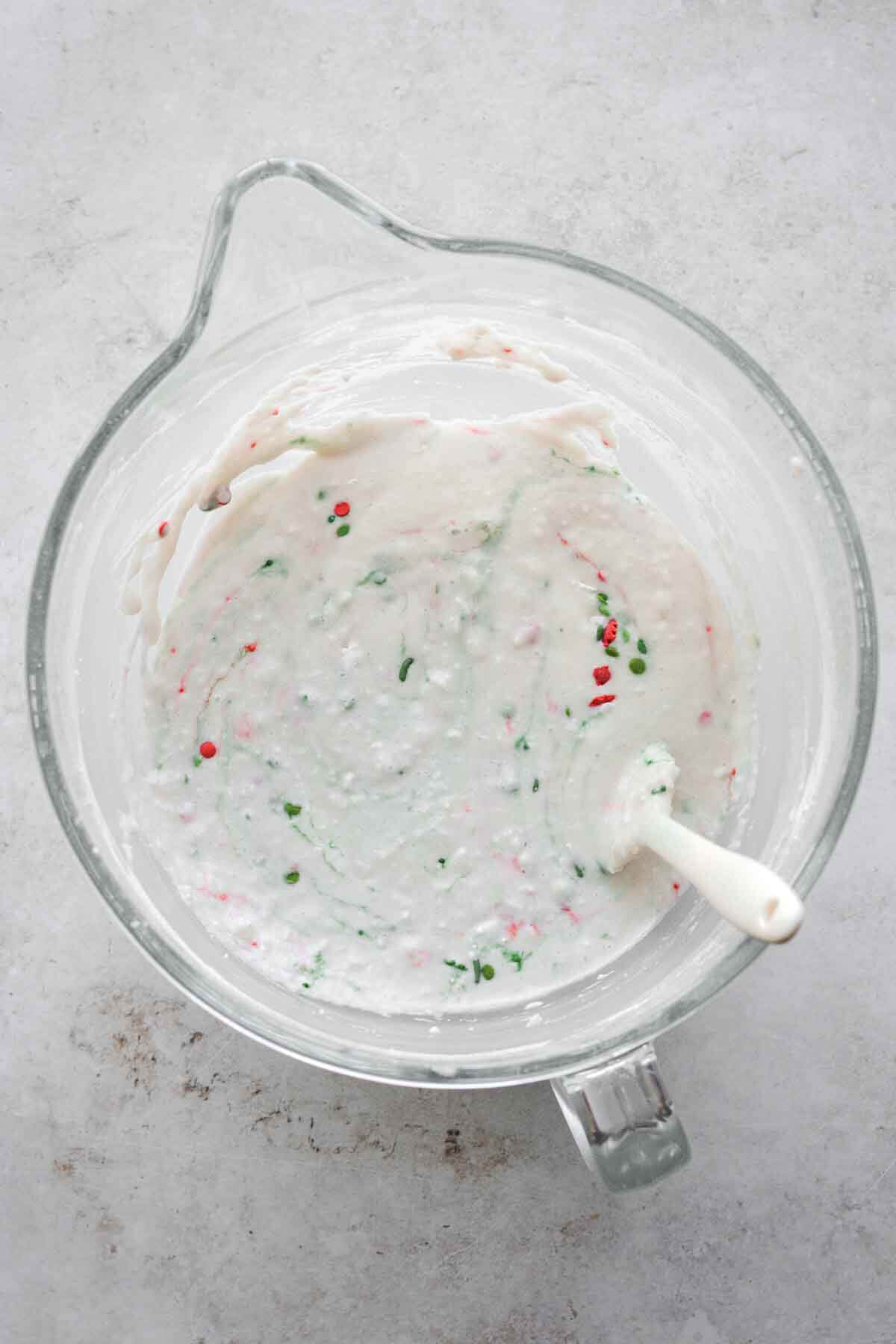 High Altitude White Chocolate Peppermint Christmas Sprinkle Cupcakes ...