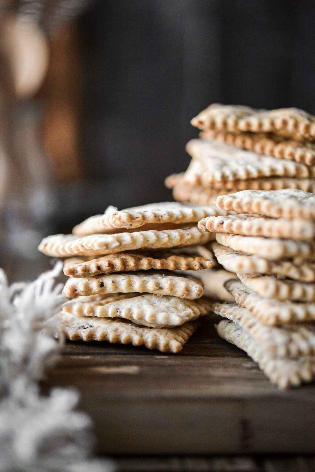 Homemade White Cheddar Pecan Crackers - Curly Girl Kitchen