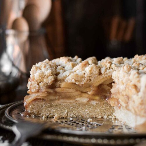 Polish Apple Cake (Szarlotka) - Curly Girl Kitchen