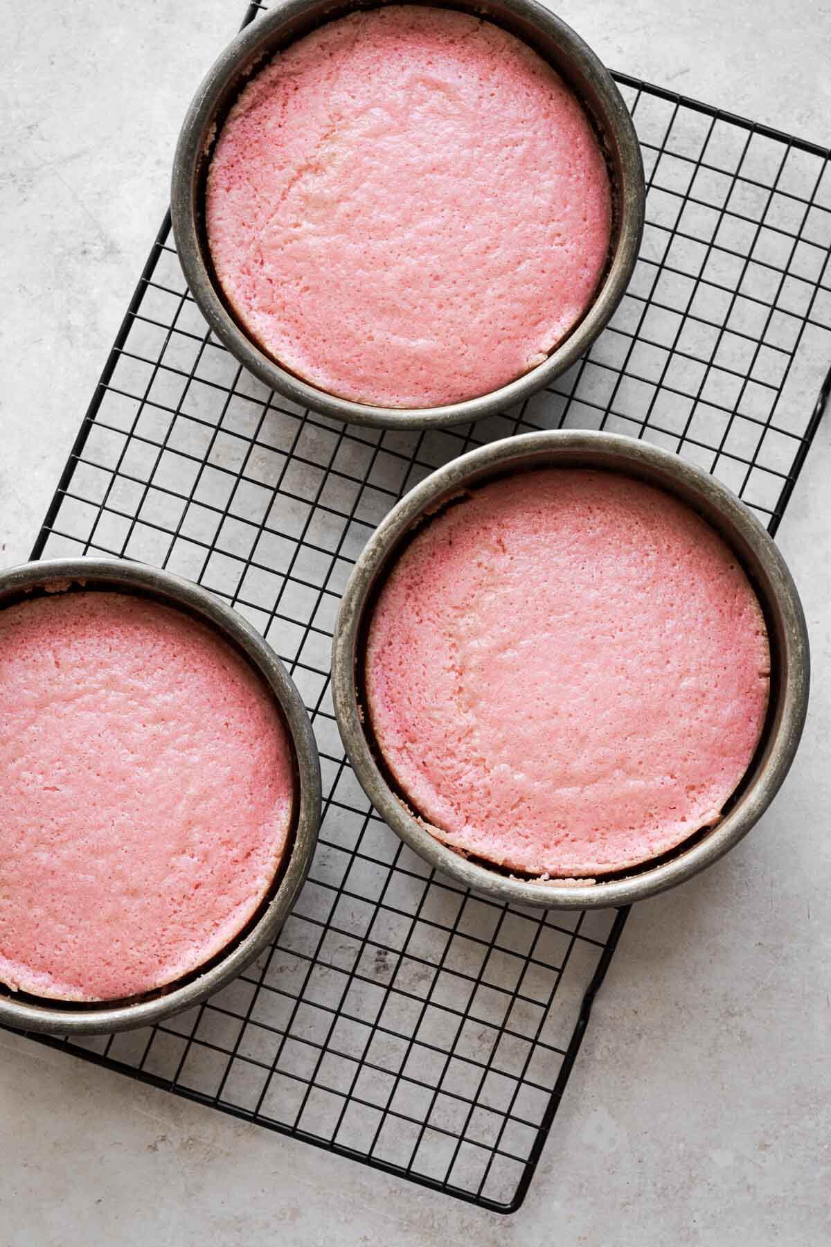 High Altitude Pink Velvet Cake - Curly Girl Kitchen