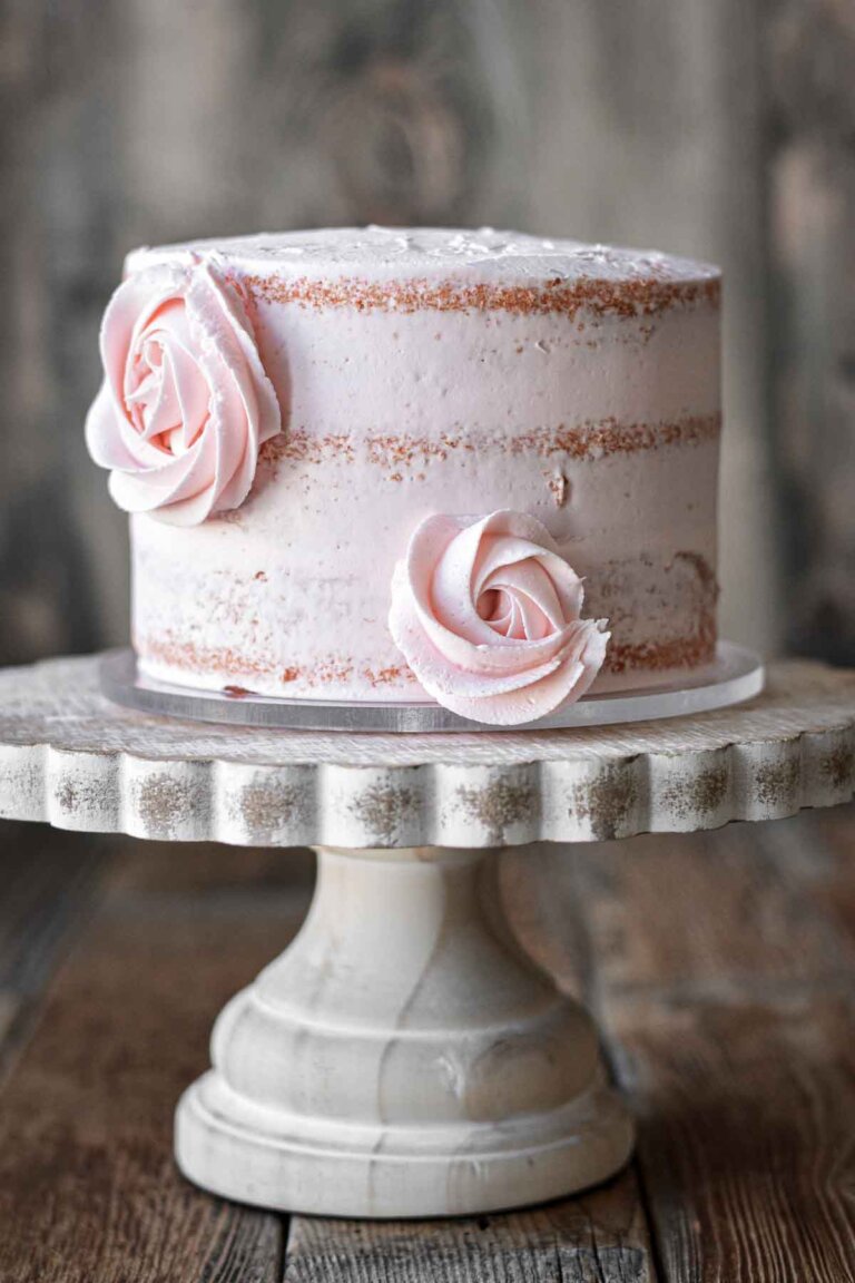 High Altitude Pink Velvet Cake - Curly Girl Kitchen