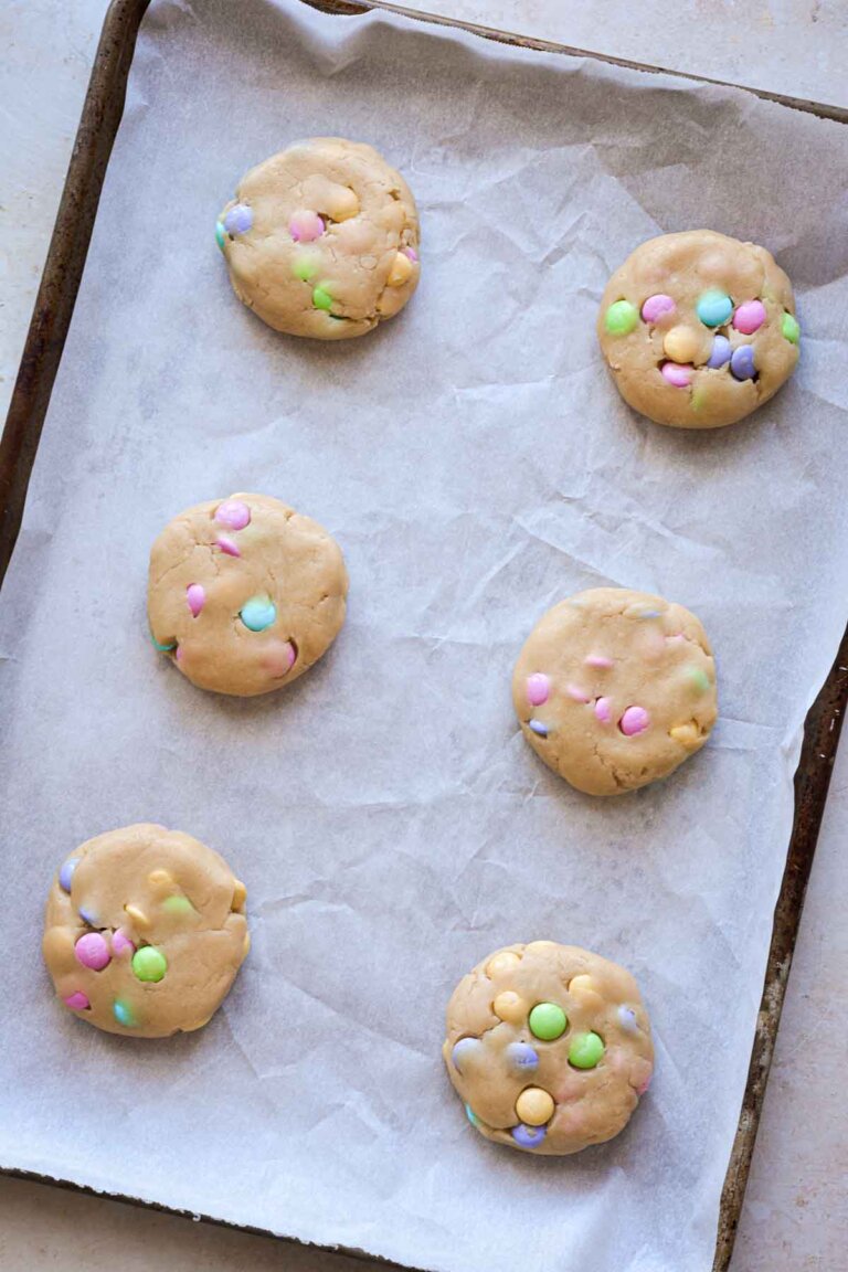 High Altitude Big M&M Cookies - Curly Girl Kitchen