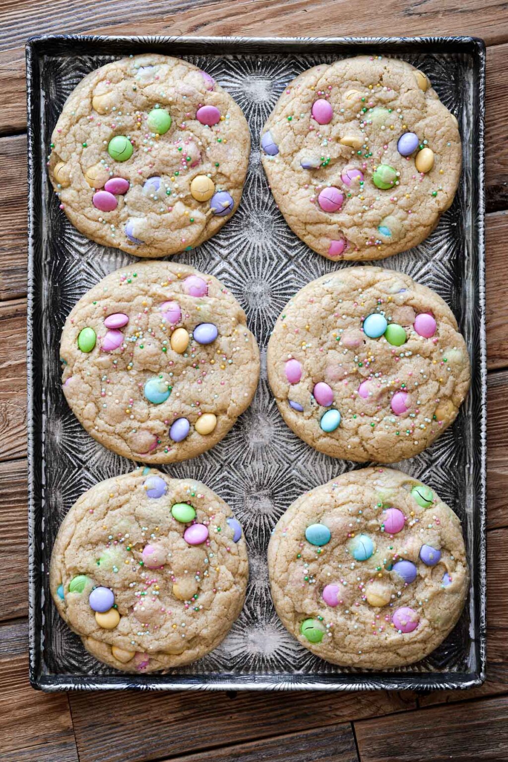High Altitude Big M&M Cookies - Curly Girl Kitchen