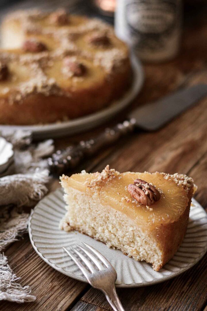 High Altitude Pineapple Upside Down Cake - Curly Girl Kitchen