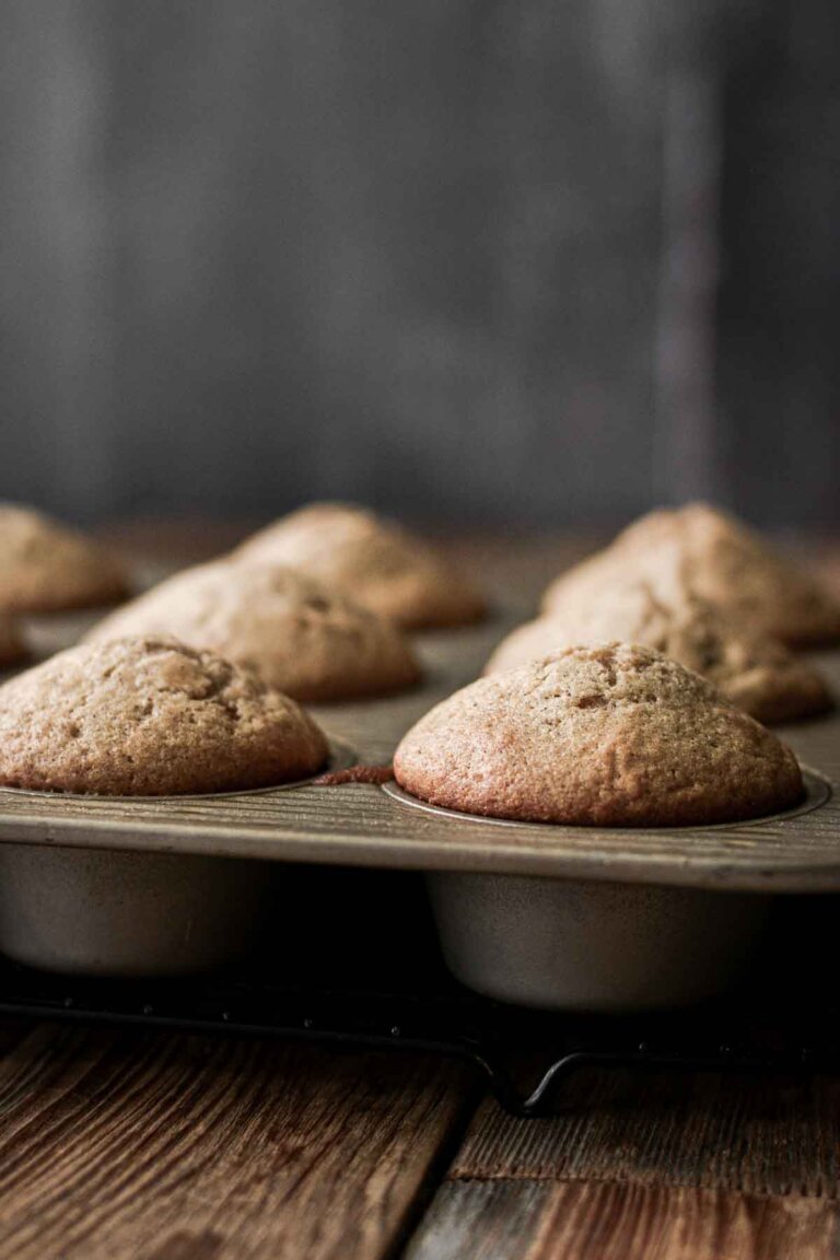 High Altitude Hot Cross Muffins - Curly Girl Kitchen