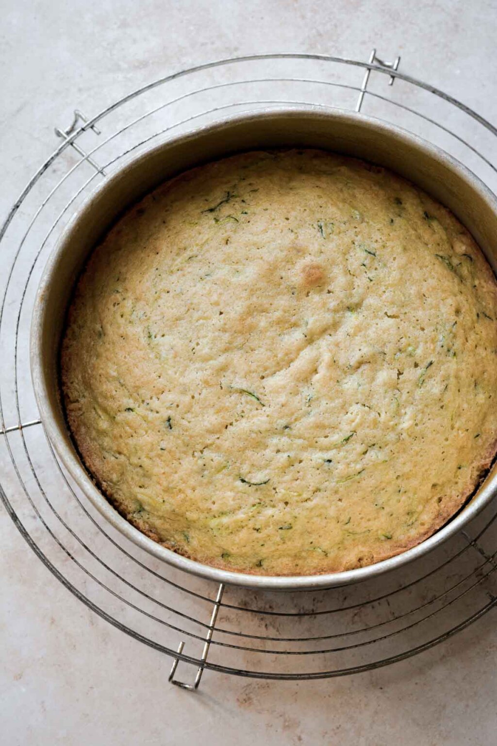 High Altitude Lemon Zucchini Cake - Curly Girl Kitchen