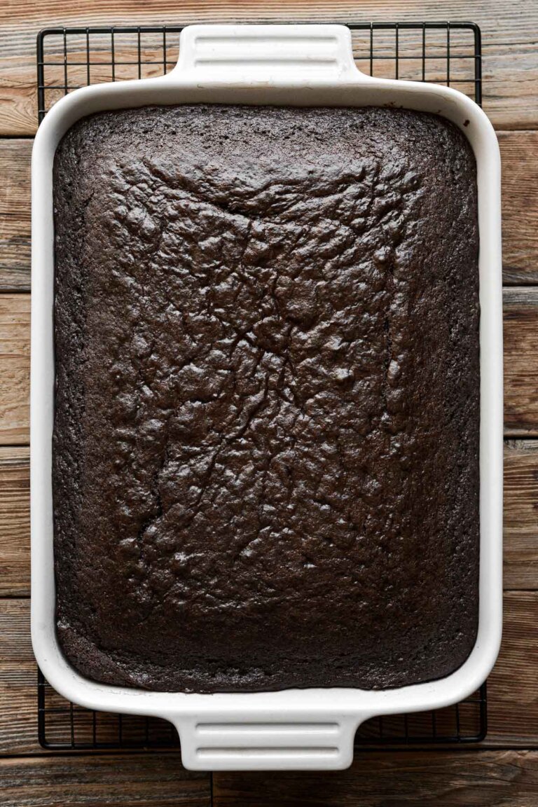 High Altitude Black Forest Sheet Cake - Curly Girl Kitchen
