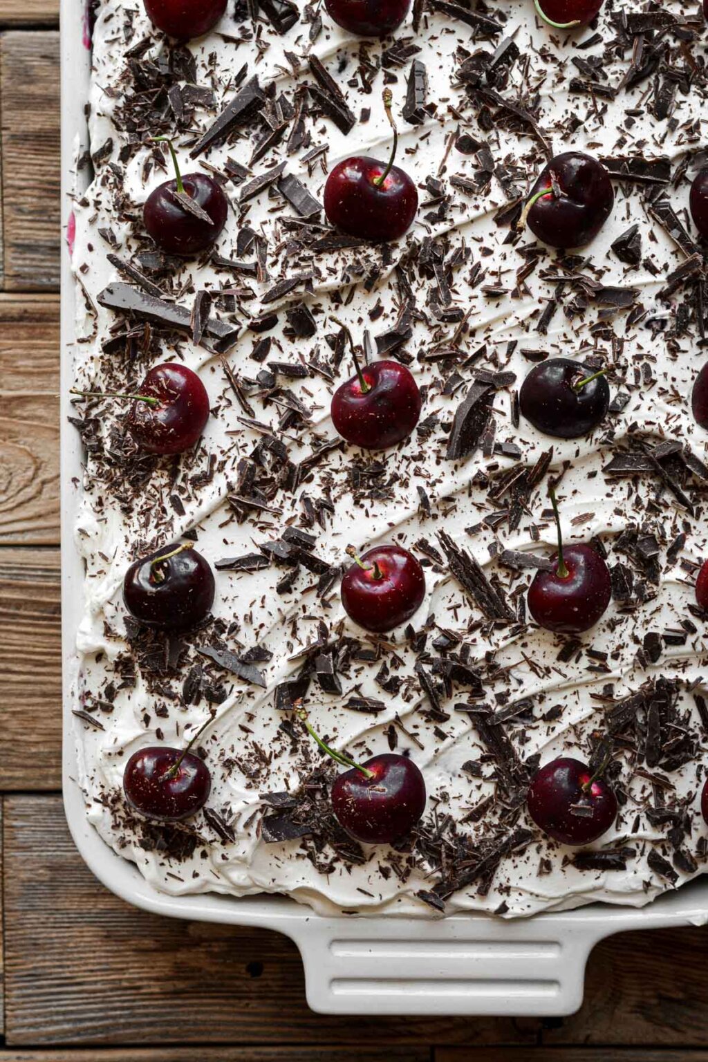 High Altitude Black Forest Sheet Cake - Curly Girl Kitchen