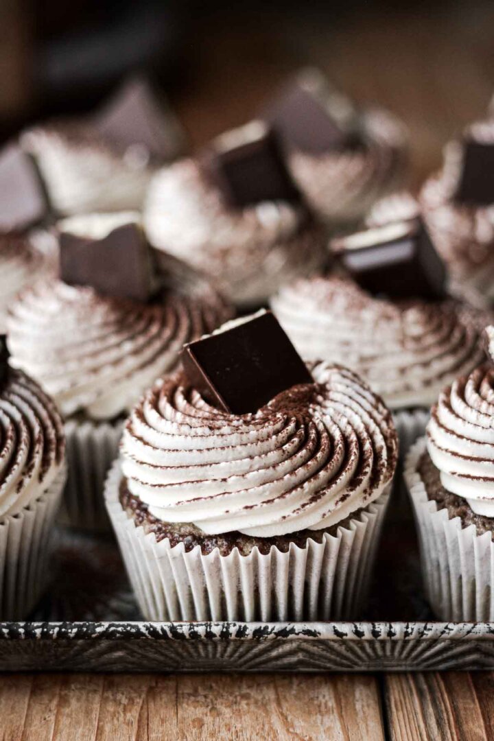 High Altitude Marble Cupcakes - Curly Girl Kitchen