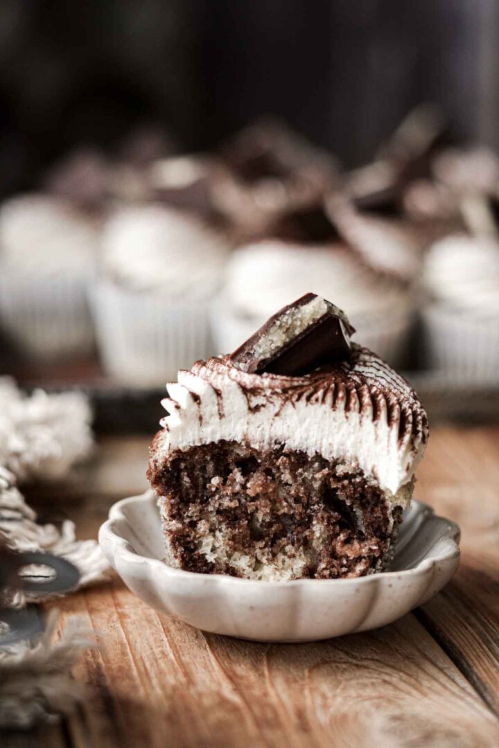 High Altitude Marble Cupcakes - Curly Girl Kitchen