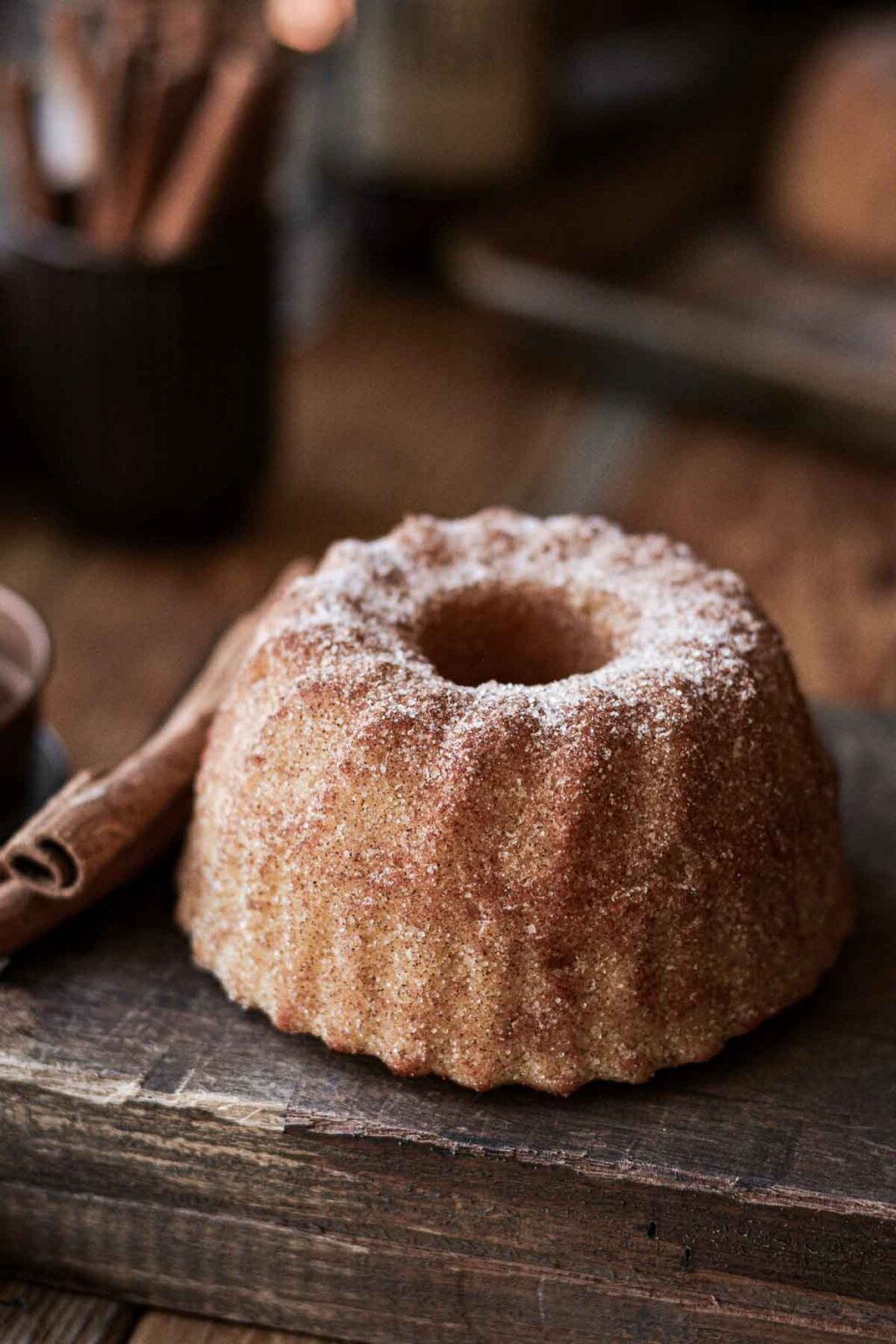 High Altitude Mini Vanilla Bundt Cakes with Cinnamon Sugar - Curly Girl ...