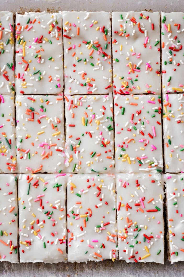 High Altitude Pop Tart Cookie Bars - Curly Girl Kitchen