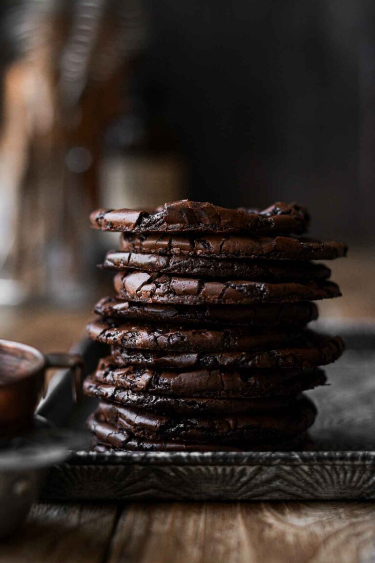 High Altitude Flourless Chocolate Brownie Cookies (GF) - Curly Girl Kitchen