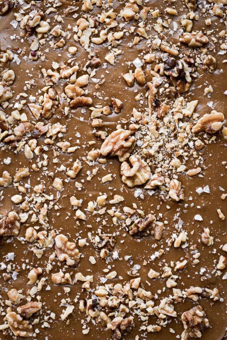 High Altitude Maple Penuche Sheet Cake - Curly Girl Kitchen
