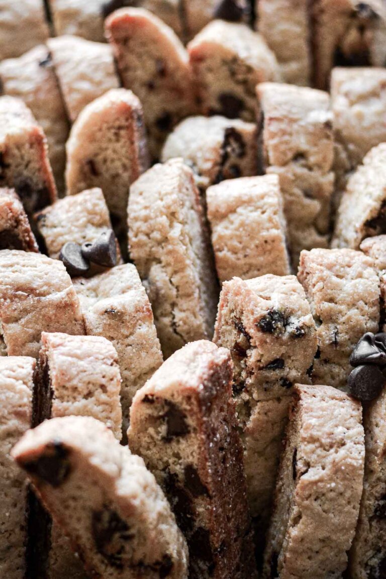 High Altitude Cherry Chocolate Chip Biscotti - Curly Girl Kitchen
