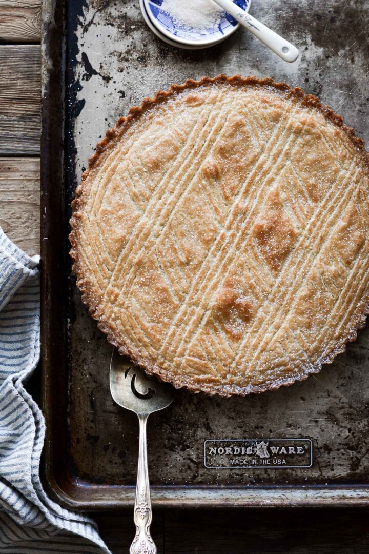 High Altitude Dutch Butter Cake (Boterkoek) - Curly Girl Kitchen