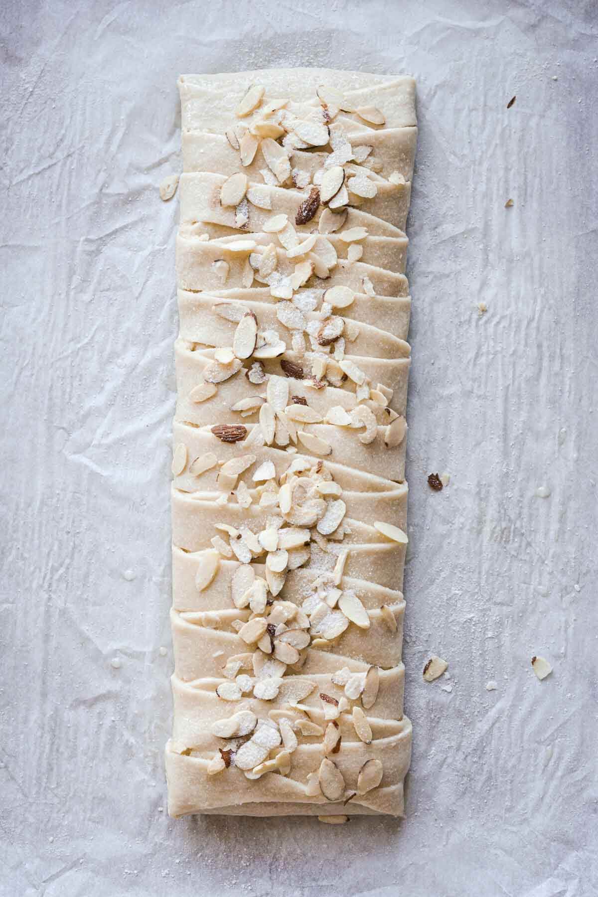Braided Almond Pastry - Curly Girl Kitchen