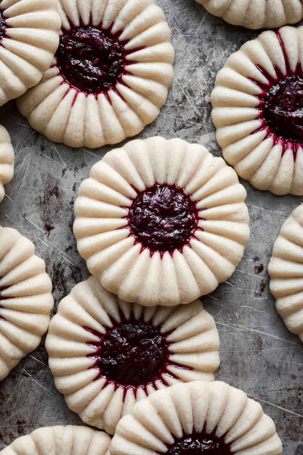 Jam Filled Sugar Cookies - Curly Girl Kitchen