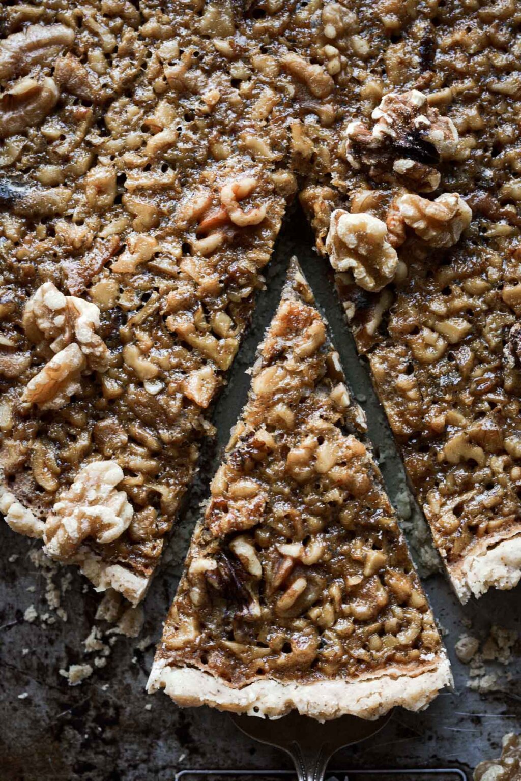 High Altitude Walnut Pie - Curly Girl Kitchen