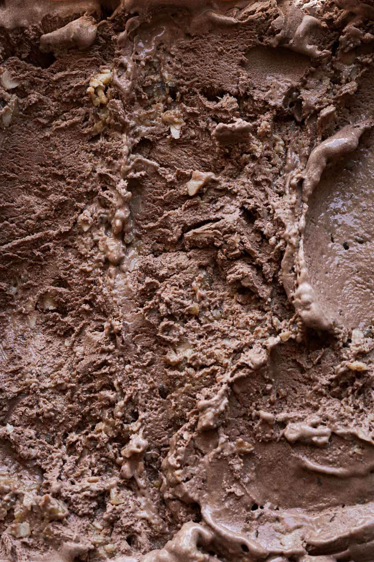 German Chocolate Cake Ice Cream (No Churn) - Curly Girl Kitchen